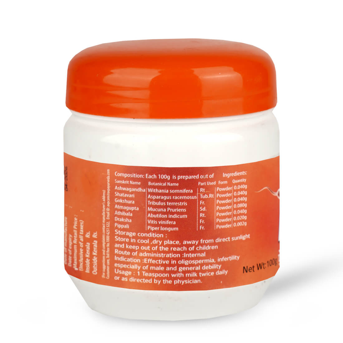 Fertogesic-M 100gm for Male Fertility, Stamina & Vitality – avpayurveda